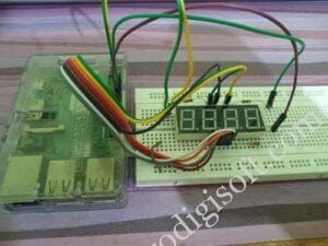 4-Digit 7-Segment Display using Raspberry Pi