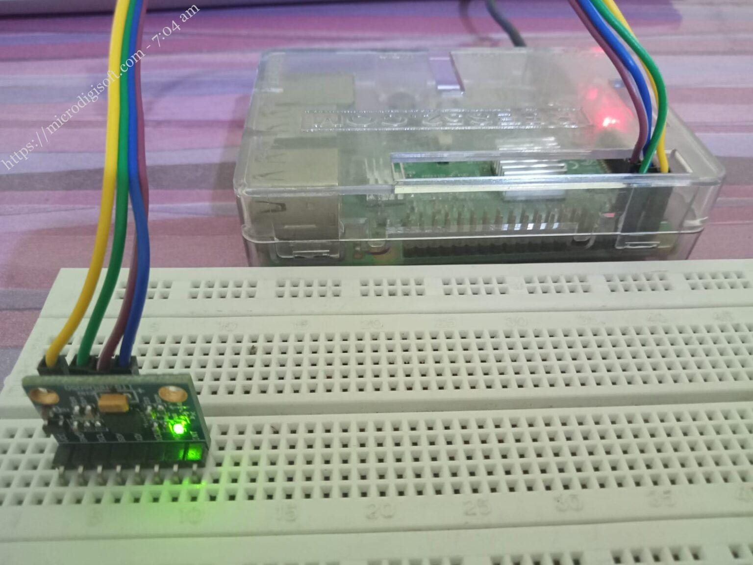 MPU6050 Sensor Interfacing with Raspberry Pi