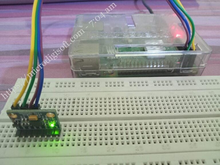 MPU6050 Sensor Interfacing with Raspberry Pi