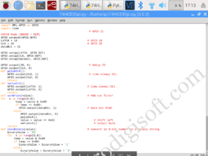 Interfacing 74HC595 Serial Shift Register with Raspberry Pi