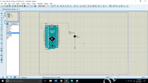 Arduino Nano with LED Blink in Proteus