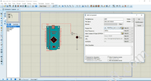 Arduino Nano with LED Blink in Proteus | microdigisoft.com