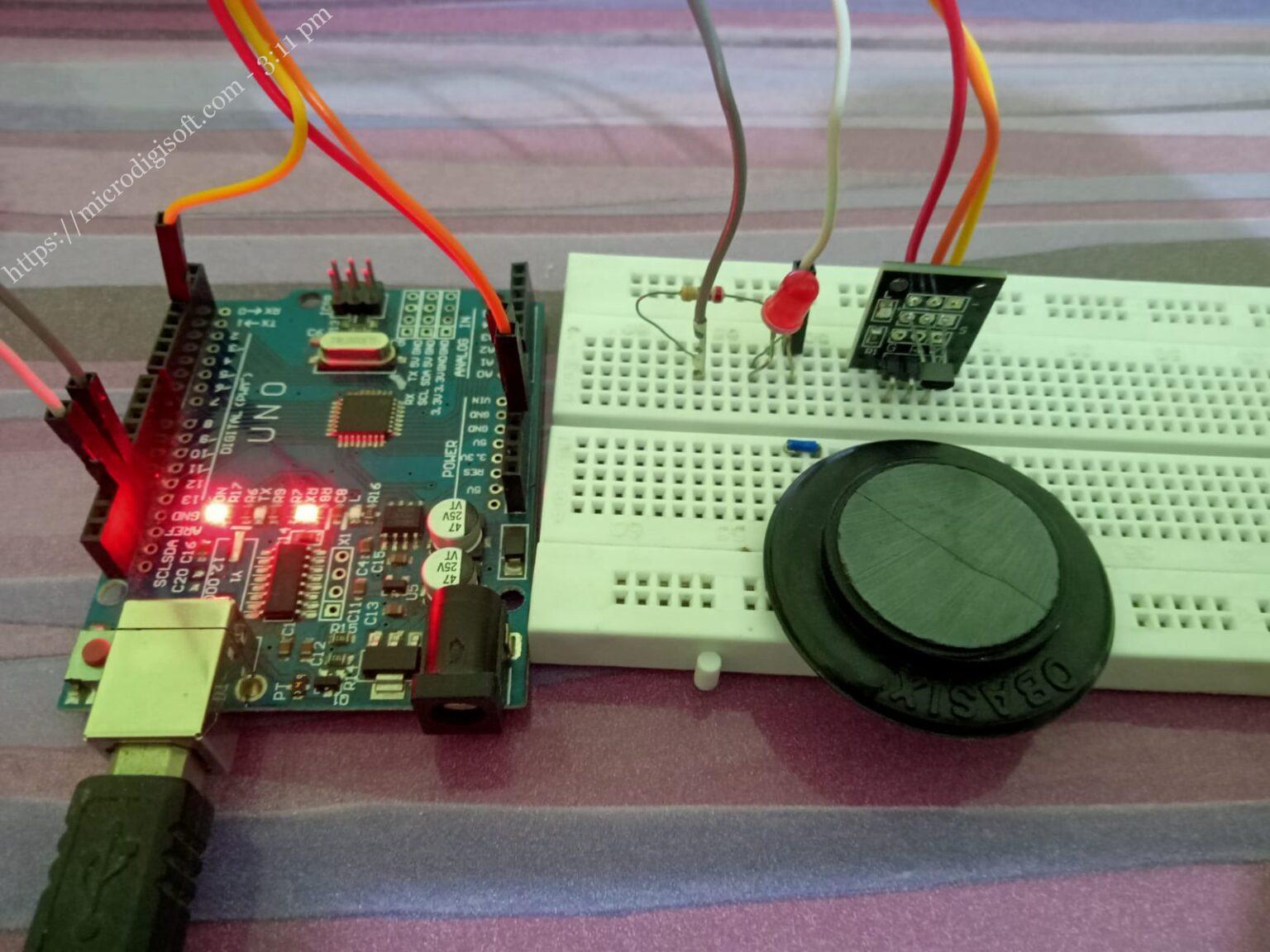 Interfacing A3144 Hall Effect Sensor with Arduino UNO