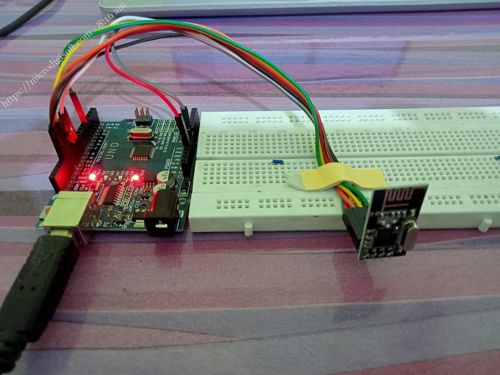 M177 NRF24L01 Wireless Transceiver Module with Arduino