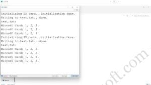 Interfacing MicroSD Card with Arduino UNO
