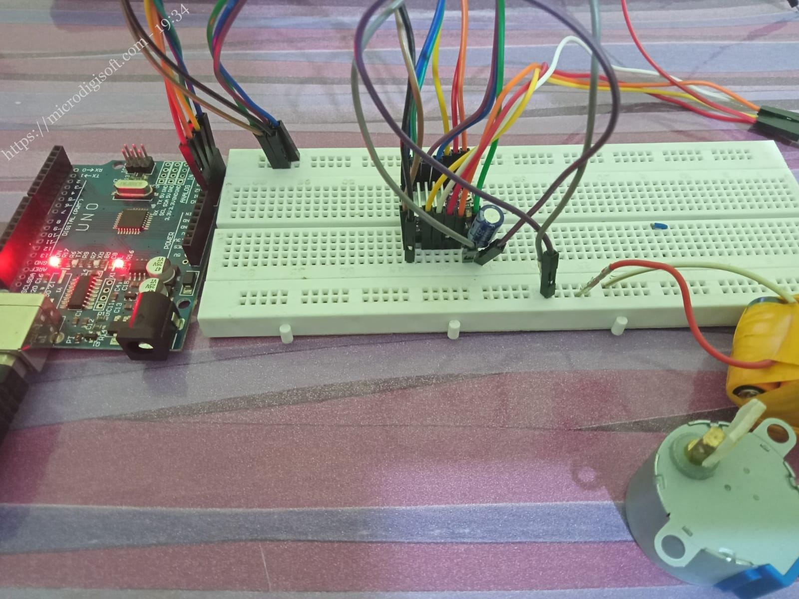 DRV8825 Motor Driver and 28BYJ-48 Stepper Motor With Arduino