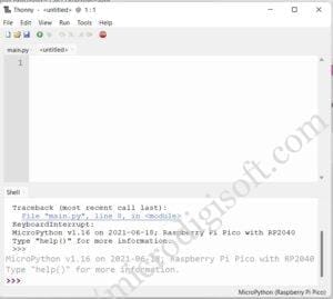 Raspberry Pi Pico Programming with Thonny IDE MicroPython