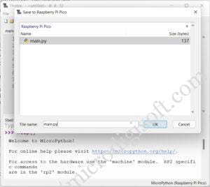Getting Started with Raspberry Pi Pico using Thonny IDE