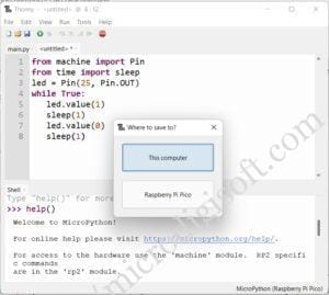 Raspberry Pi Pico Programming with Thonny IDE MicroPython