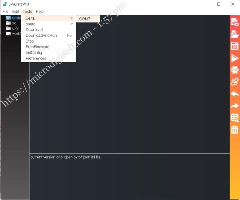 Getting Started-Raspberry Pi Pico-uPyCraft and MicroPython