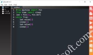 Raspberry Pi Pico and MicroPython with uPyCraft IDE