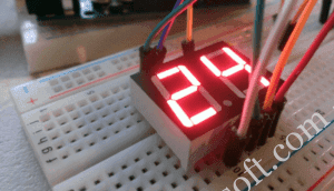 2-Digit Seven Segment Display with Arduino Nano