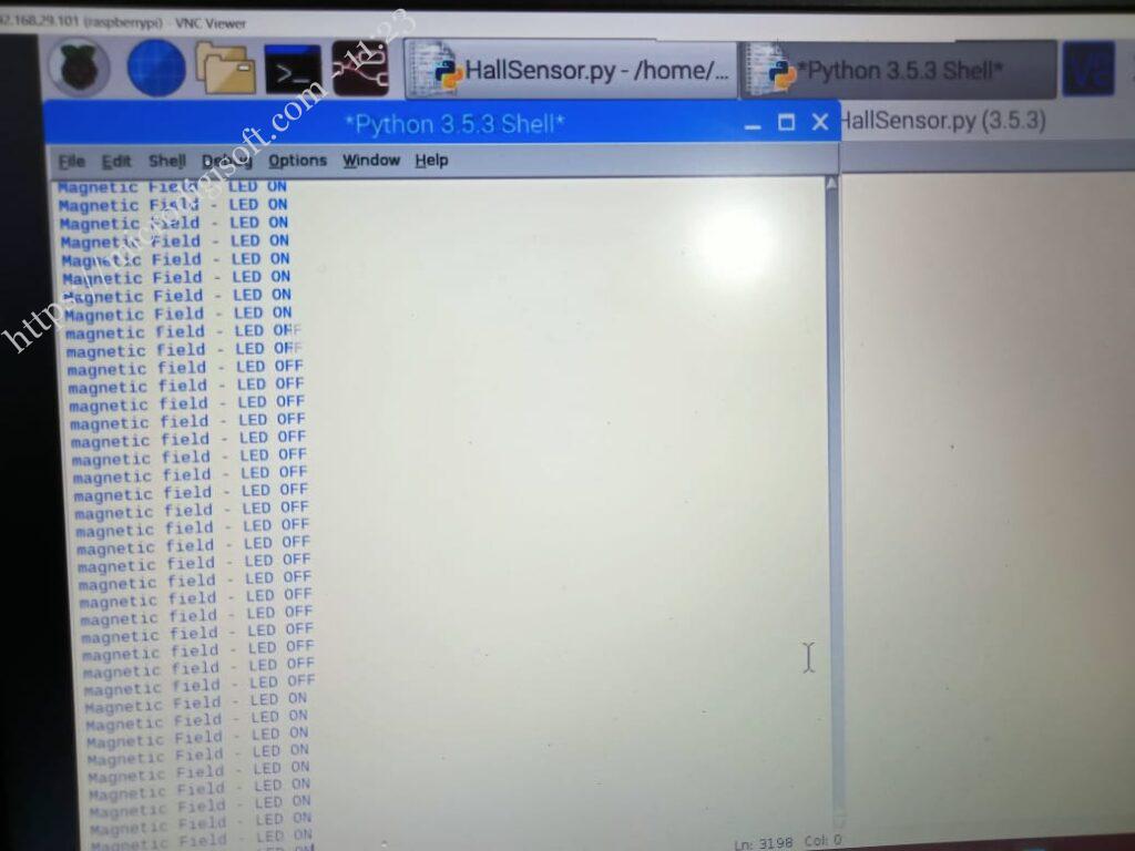 Interfacing A3144 Hall Effect with Raspberry Pi