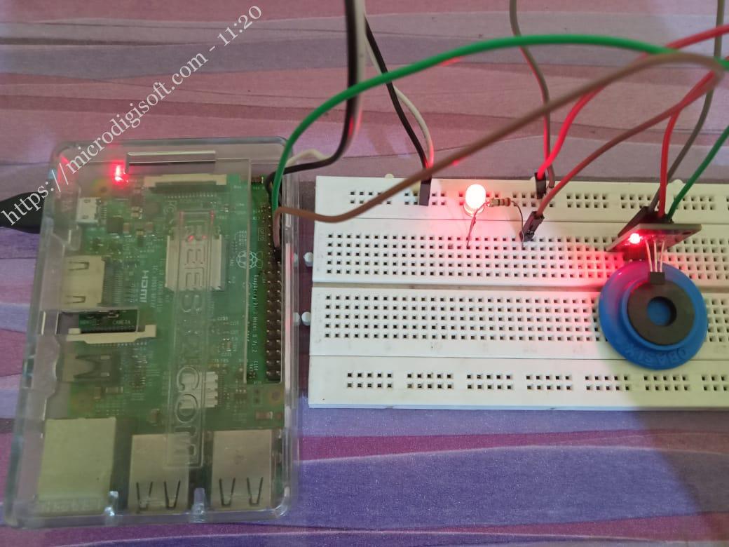 Interfacing A3144 Hall Effect with Raspberry Pi