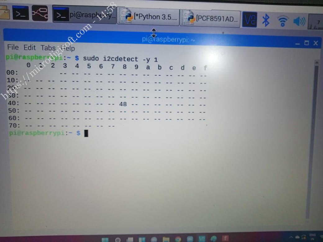 PCF8591 ADC/DAC Analog Digital Converter with Raspberry Pi