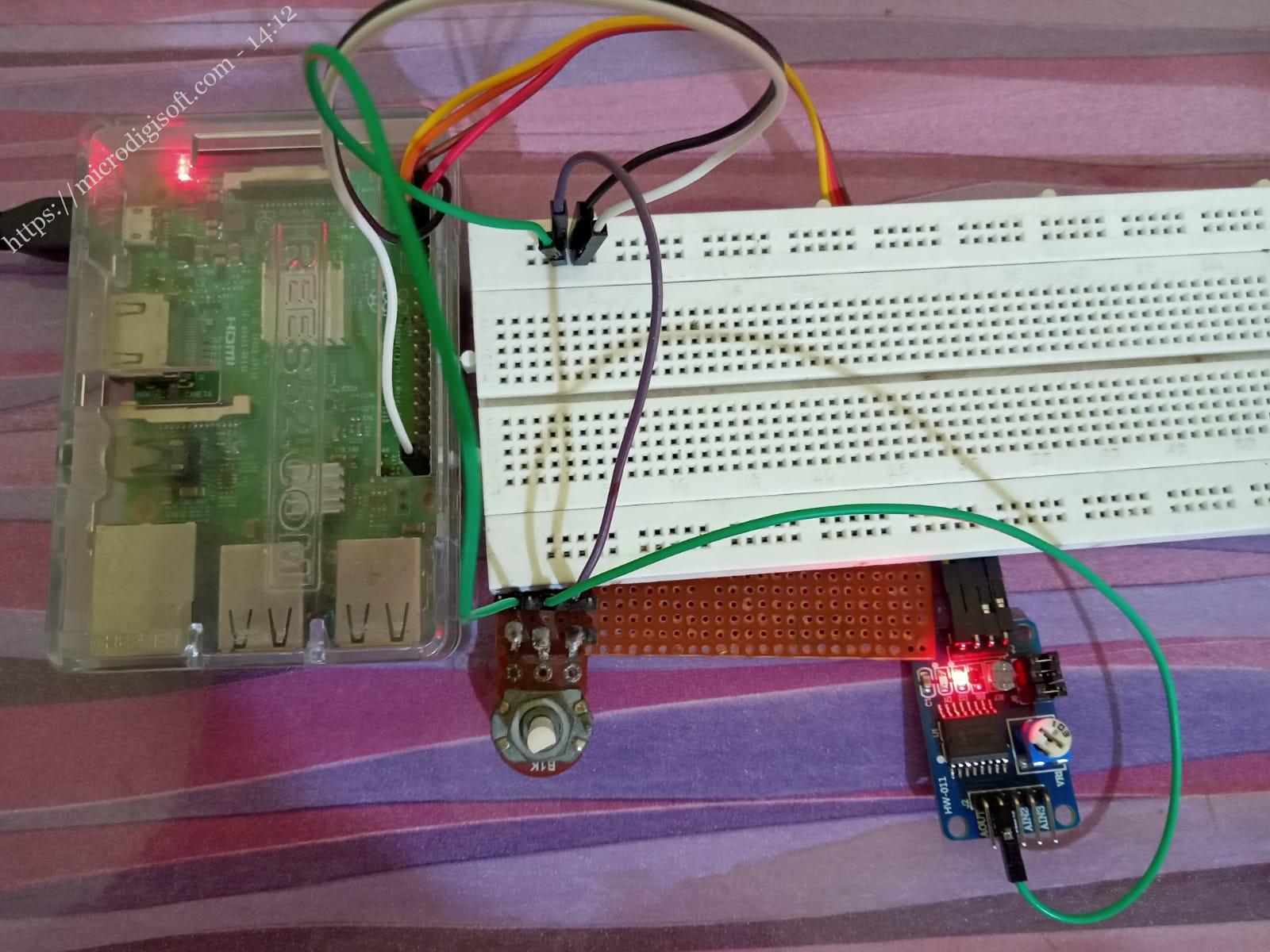 PCF8591 ADC/DAC Analog Digital Converter with Raspberry Pi