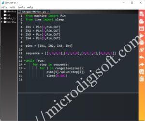 Getting Started with 28BYJ-48 Stepper Motor and Raspberry Pi Pico in MicroPython