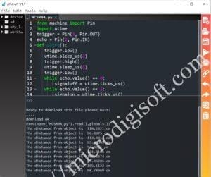 HC-SR04 Ultrasonic Sensor with Raspberry Pi Pico
