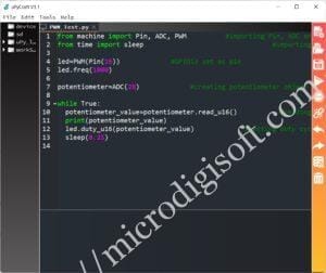 PWM with Raspberry Pi Pico Using MicroPython