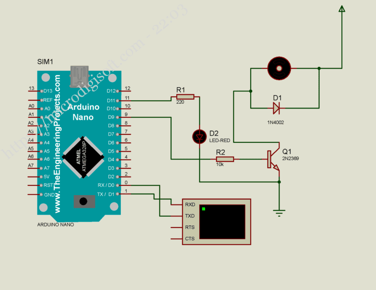How To Control DC Motor With Arduino Nano In Proteus?