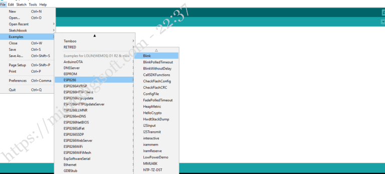 Getting Started with WeMos D1 Mini-ESP8266 Board