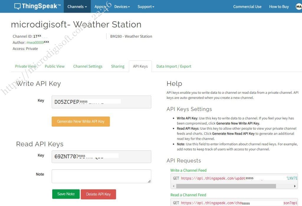 Raspberry Pi -BMP280 Weather Station with ThingSpeak.com