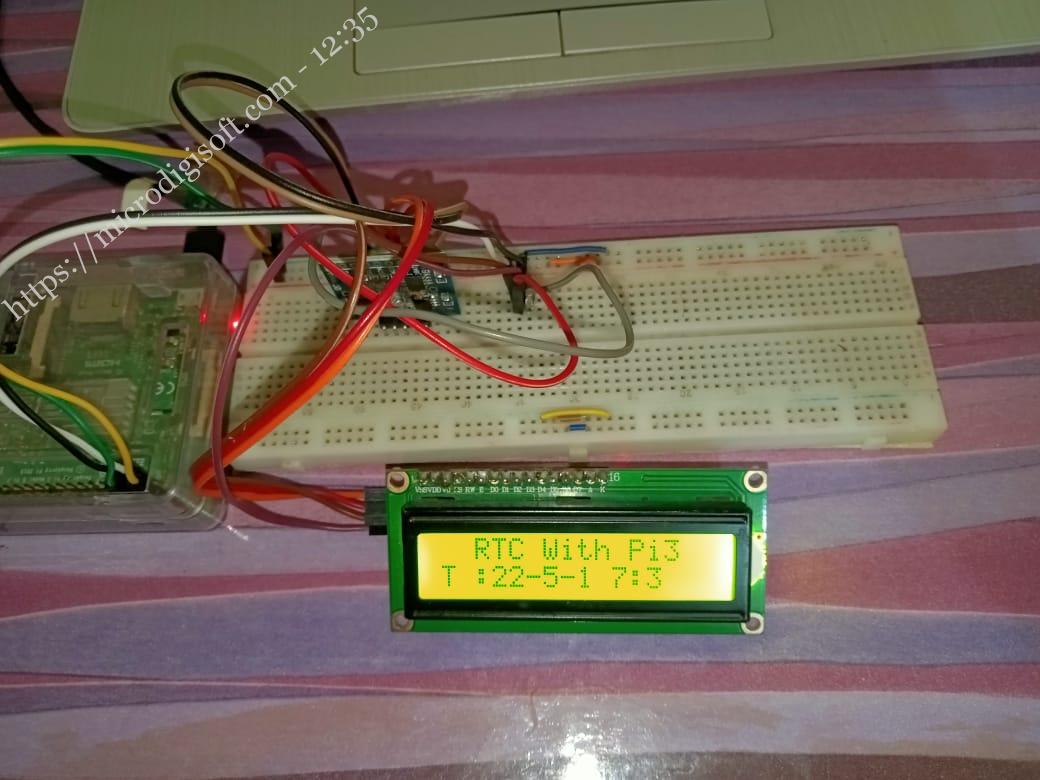 Interfacing RTC DS1307 Module with Raspberry Pi Using Python