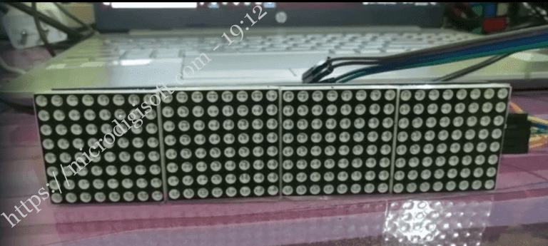 8×8 LED Dot Matrix Interfacing using Arduino Board