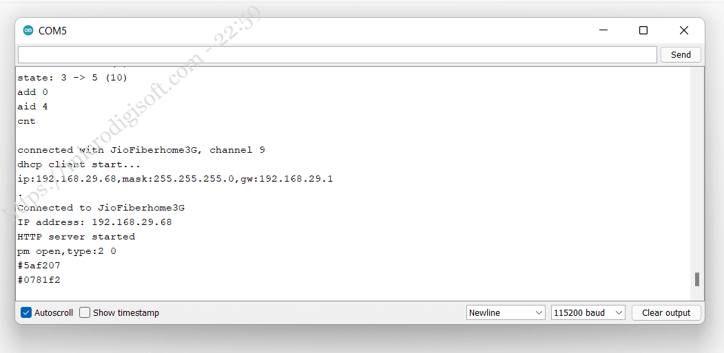ESP8266-Wemos D1 Mini As a Webserver to control RGB