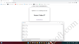 How to Read sensor values on web page?| microdigisoft.com