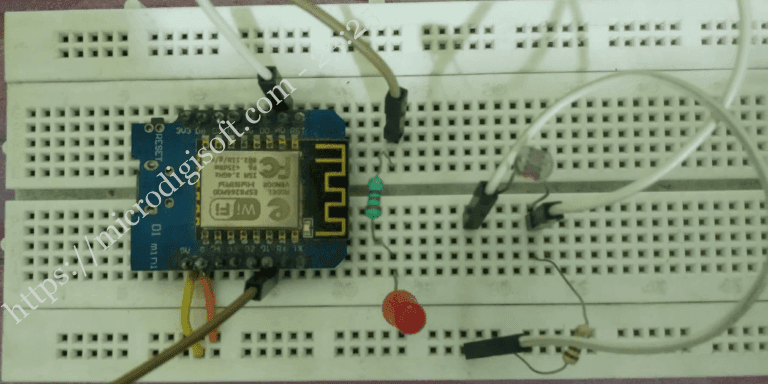 WeMos D1 Mini Control LED with LDR - microdigisoft.com
