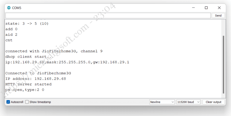 How to Read sensor values on web page?| microdigisoft.com