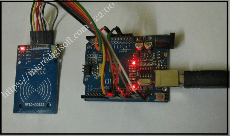 Interfacing RC522 RFID Reader (MFRC522) Module with Arduino