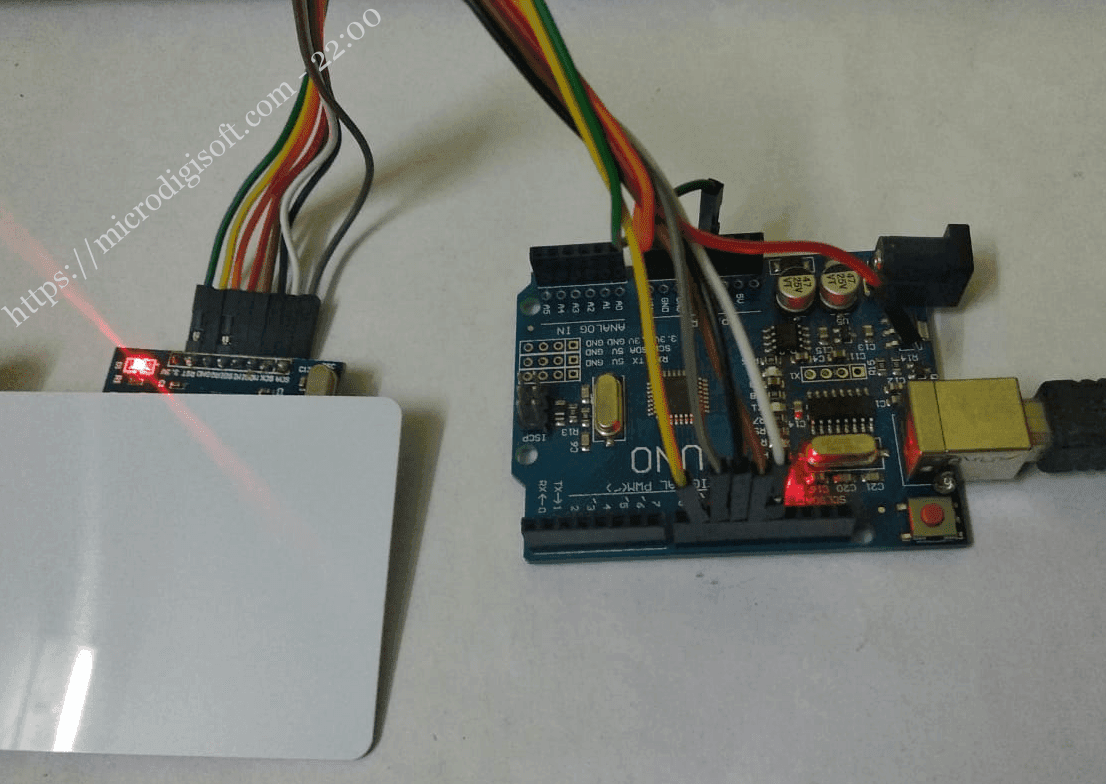 Interfacing RC522 RFID Reader (MFRC522) Module with Arduino