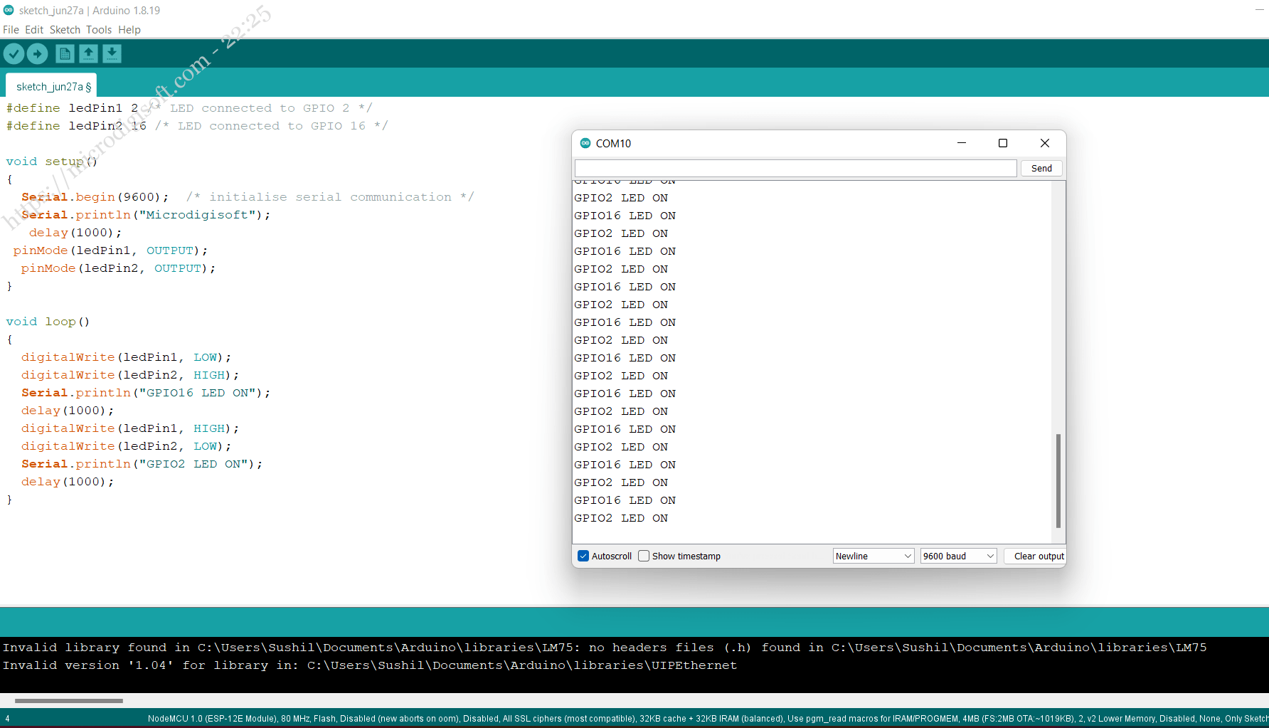 Getting Started with ESP8266-NodeMCU - microdigisoft.com
