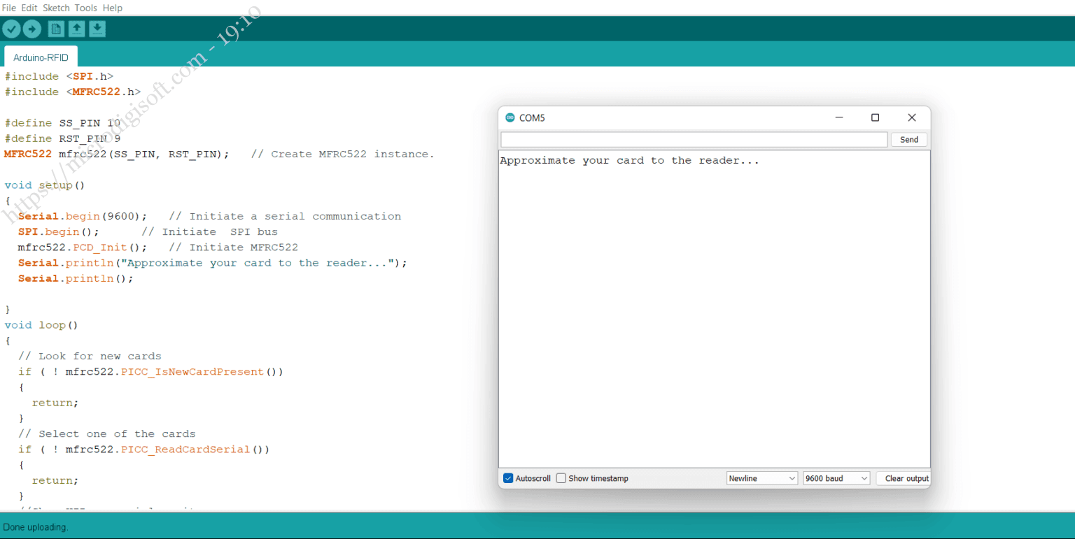 Interfacing RC522 RFID Reader (MFRC522) Module with Arduino
