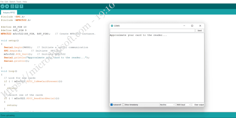 Interfacing RC522 RFID Reader (MFRC522) Module with Arduino