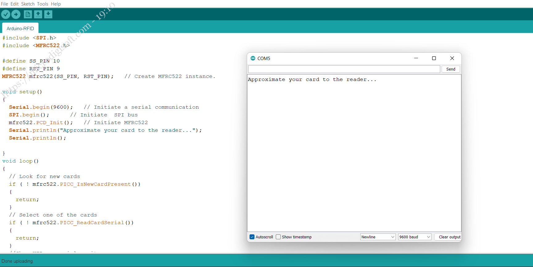 Interfacing RC522 RFID Reader (MFRC522) Module with Arduino