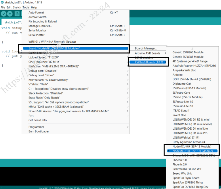 Getting Started with ESP8266-NodeMCU | microdigisoft.com