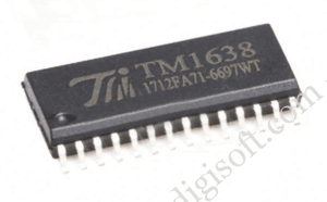TM1638 8-Bit Button Digital LED Seven Segment Display Module
