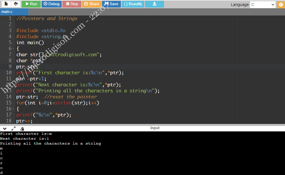 Pointers In Embedded C Programming Microdigisoft