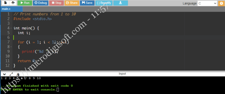 Loops : for, while, do while in Embedded C