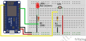 LDR Sensor with ESP8266 NodeMCU on WebServer Page?