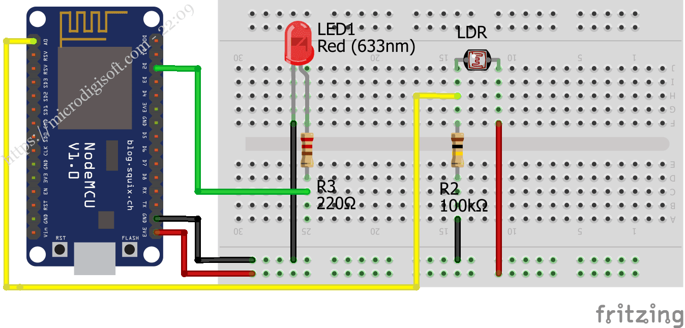 How To Read Sensor Values With Esp8266 Nodemcu On Web Page