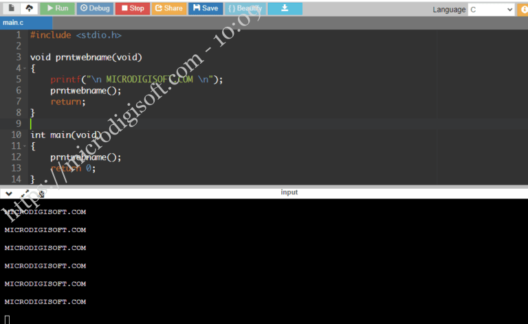Recursion and Dynamic Memory Allocation in C