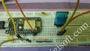 ESP8266 with DHT11 Temperature and Humidity Sensor using Arduino IDE