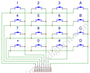 4x4 Matrix and 4x3 Matrix Keypad Module with Arduino Uno