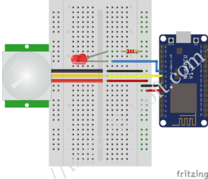How To Interface PIR Motion Sensor With NodeMCU