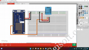 ESP8266 NodeMCU MQTT – Publish DHT11 Temp & Humidity Sensor