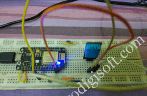 ESP8266 NodeMCU MQTT – Publish DHT11 Temp & Humidity Sensor